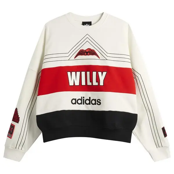 Adidas X Willy Chavarria Ny Ball Crew Sweat - Off White