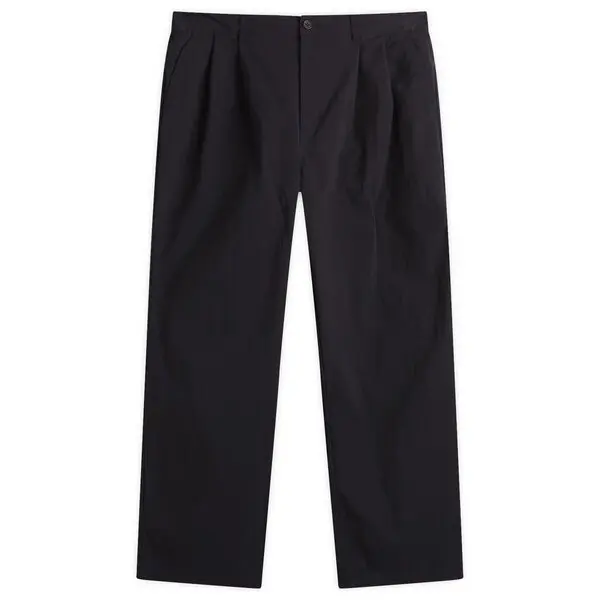 DANTON Double Pleat Easy Pants - Navy