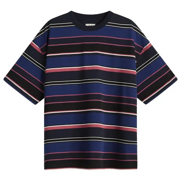 BEAMS Multi Stripe T-shirt