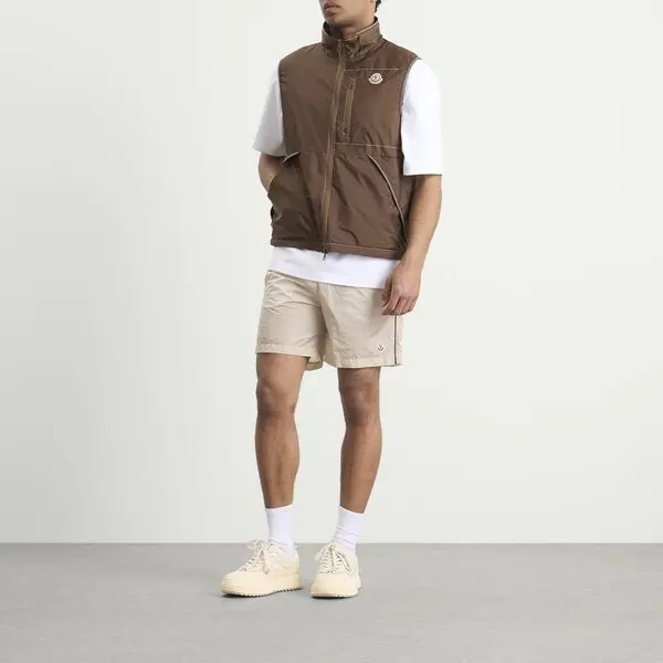 Moncler Swim Shorts - Beige