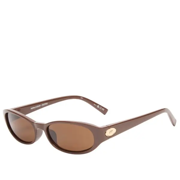 Le Specs Popalicious Sunglasses - Cocoa/brown Mono