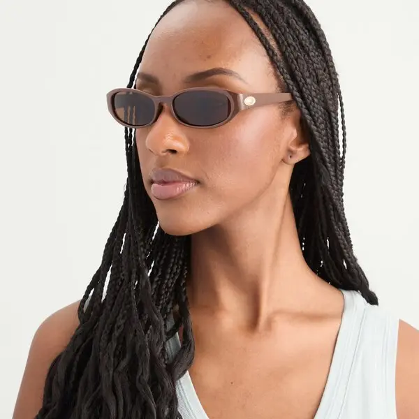 Le Specs Popalicious Sunglasses - Cocoa/brown Mono