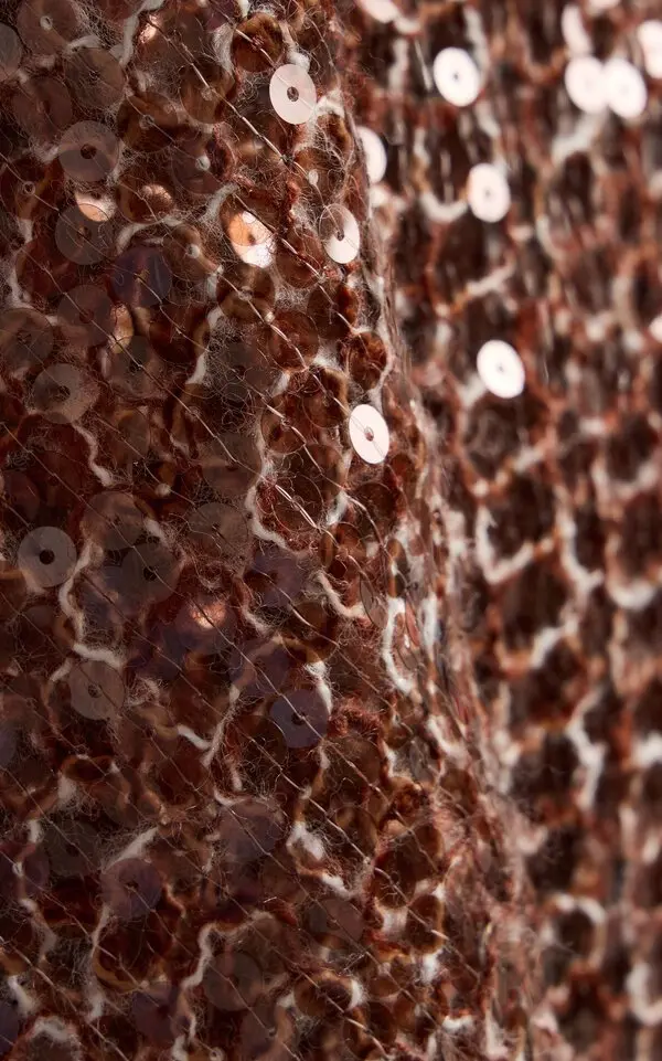 SIRAPOP Exclusive Crochet Sequin Dress