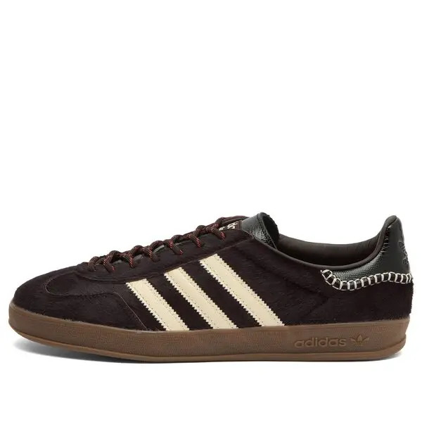 Adidas X Wales Bonner Gazelle Pony Sneaker - Aurora Coffee/wonder White/core Black
