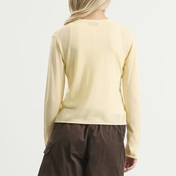 DUNST Cardigan - Soft Yellow