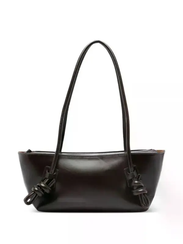 Hereu Fleca Leather Shoulder Bag - Brown