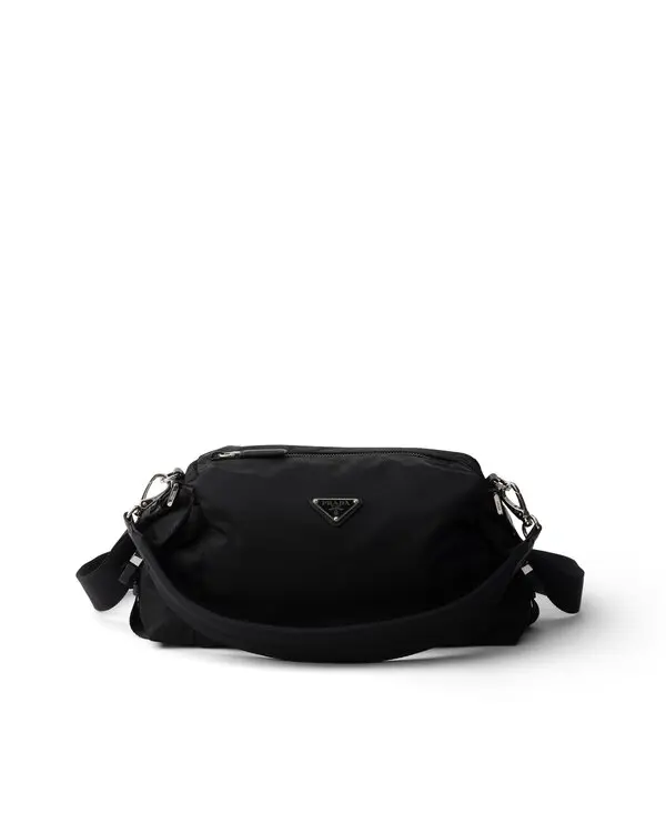 Prada Re-nylon And Leather Bag - Black