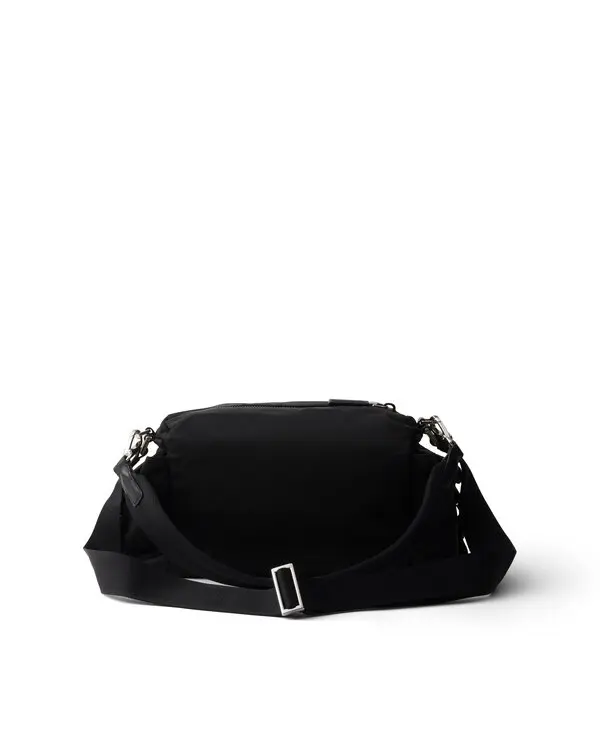 Prada Re-nylon And Leather Bag - Black