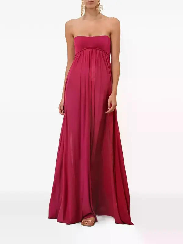Zimmermann Luna Sleeveless Maxi Dress - Pink