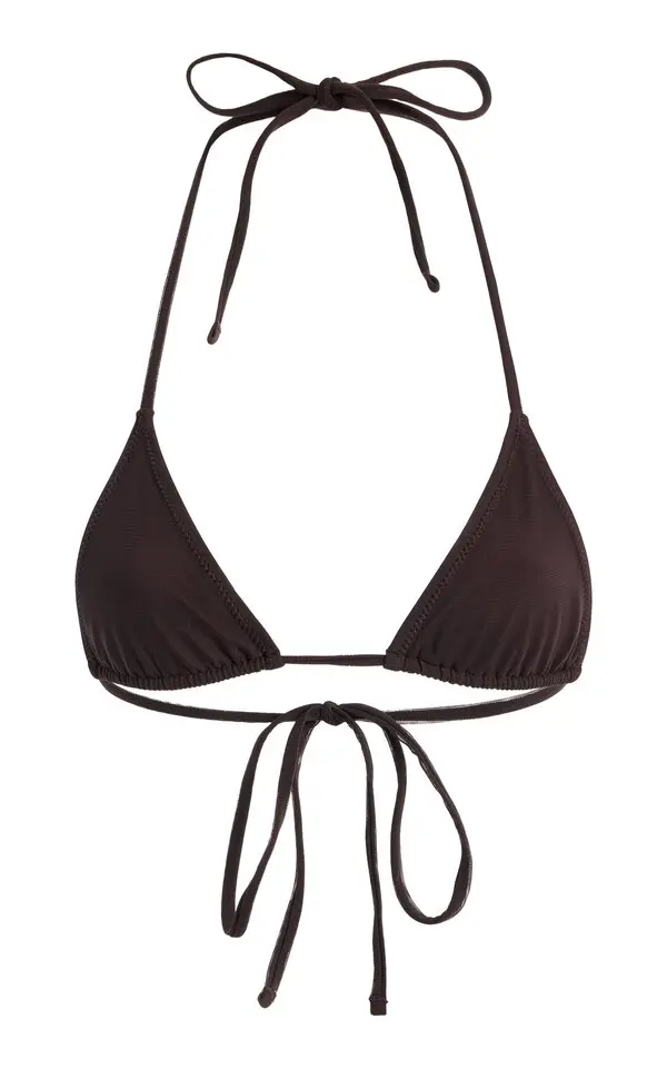 Ay Que Calor Exclusive La Isla Aida Bikini Top - Brown