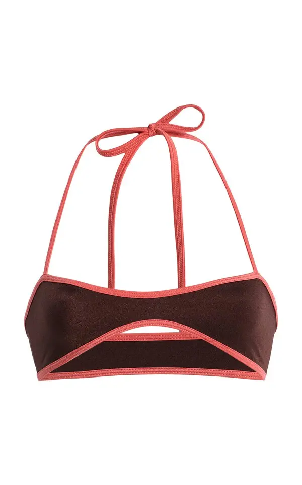 Ay Que Calor Exclusive La Isla Ines Bikini Top - Brown