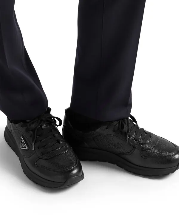 Prada Prax Leather Sneakers