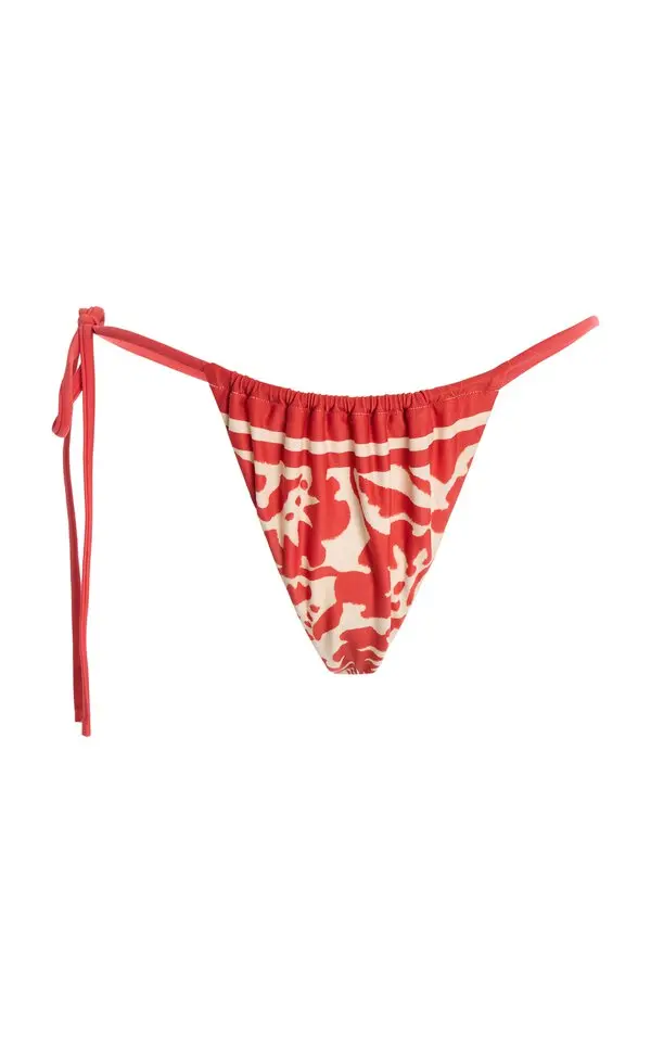 SIR. Exclusive String Tie Bikini Bottom - Red