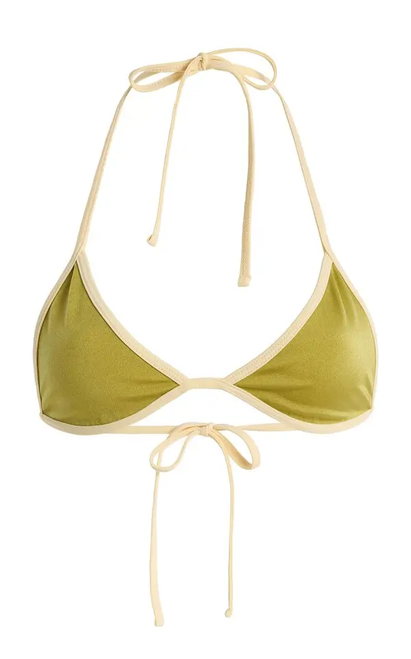 Ay Que Calor Exclusive La Isla Lea Bikini Top - Green
