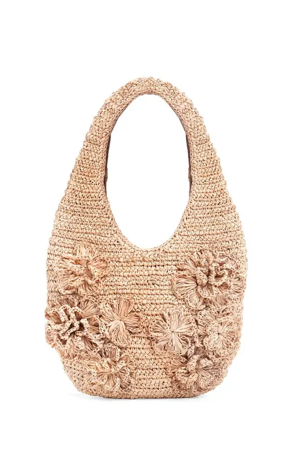 Emm Kuo Pinet Mini Raffia Tote Bag