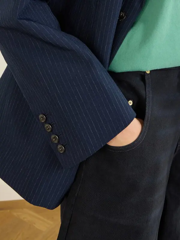 WILLY CHAVARRIA Chuco Pinstriped Blazer