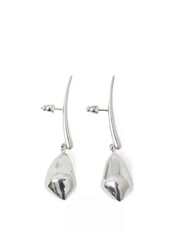 PANCONESI Small Lacrima Sculptural Earrings - Silver