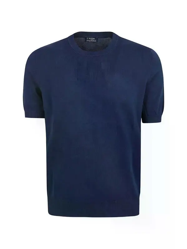 BARBA NAPOLI Knitted T-shirt - Blue