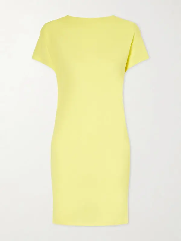 Jacquemus La Robe Mistral Crepe Mini Dress - Yellow