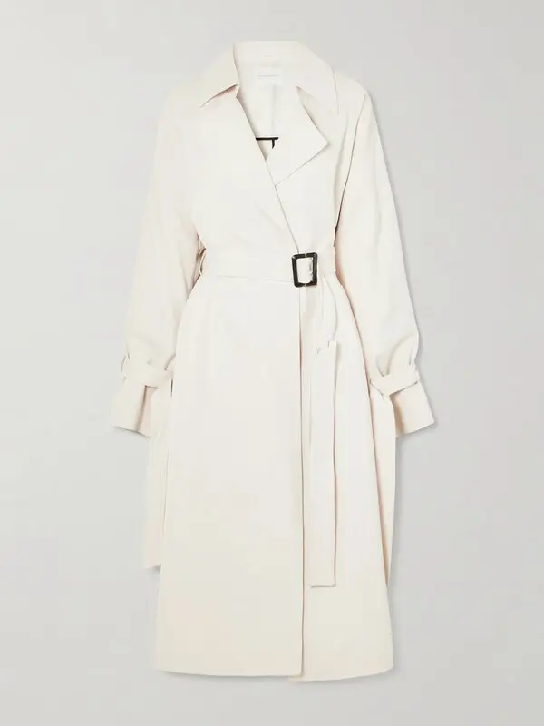 Maria Mcmanus Belted Twill Trench Coat
