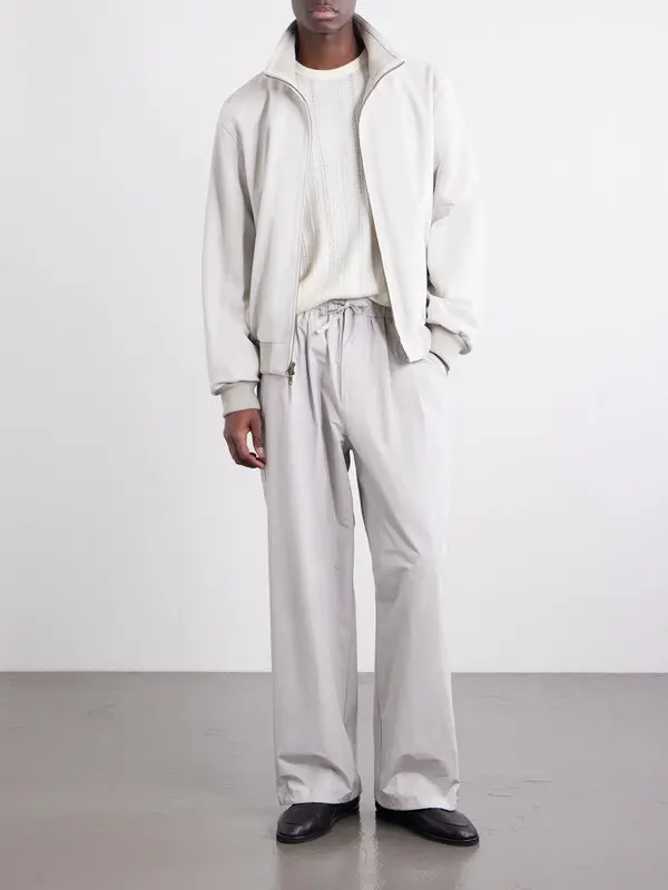 Aimé Leon Dore Striped Pointelle-knit Merino Wool T-shirt