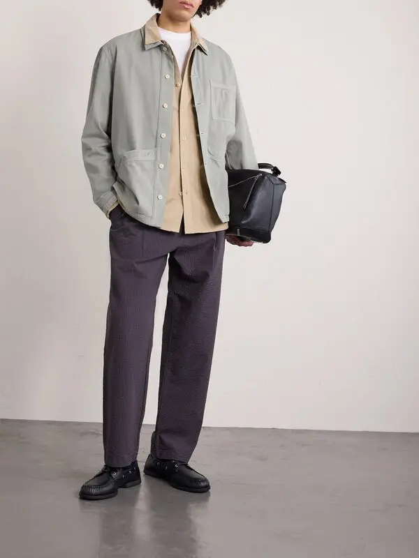 Folk Meyer Cotton-herringbone Shirt