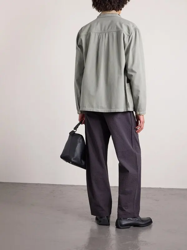 Folk Meyer Cotton-herringbone Shirt