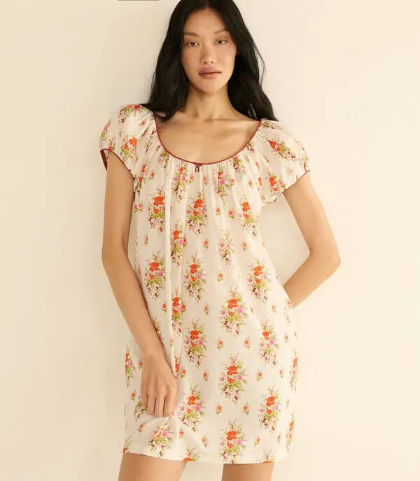 DÔEN Julia Dress - Rose Petit Bouquet De Chamonix