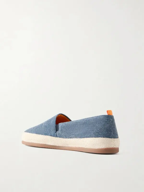 Mulo Linen Espadrilles - Blue
