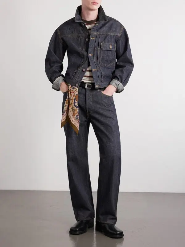 Visvim Indigo-dyed Cotton Denim Jacket - Blue