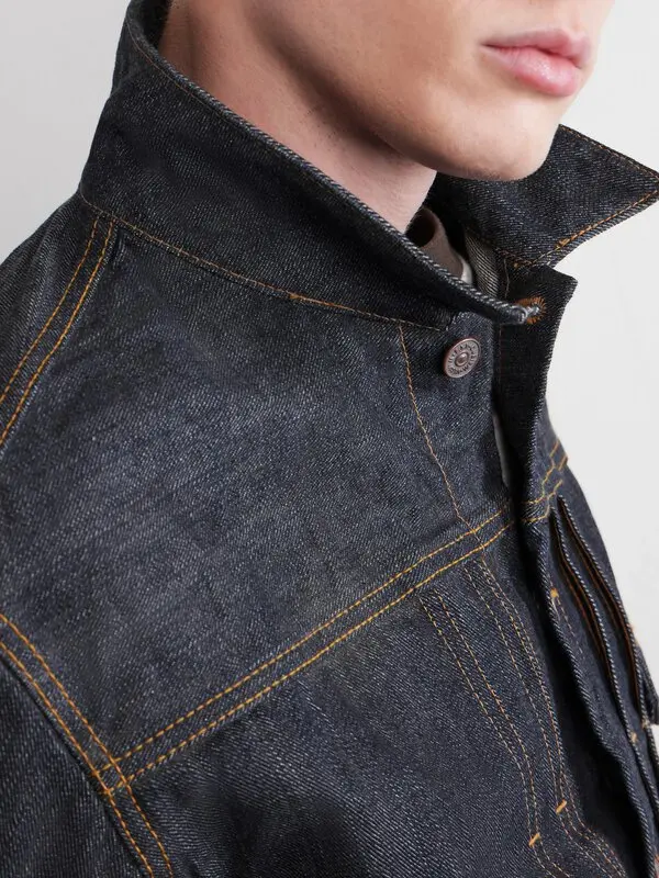 Visvim Indigo-dyed Cotton Denim Jacket - Blue