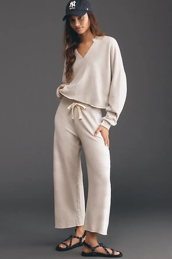 Electric & Rose V-neck Batwing Pullover