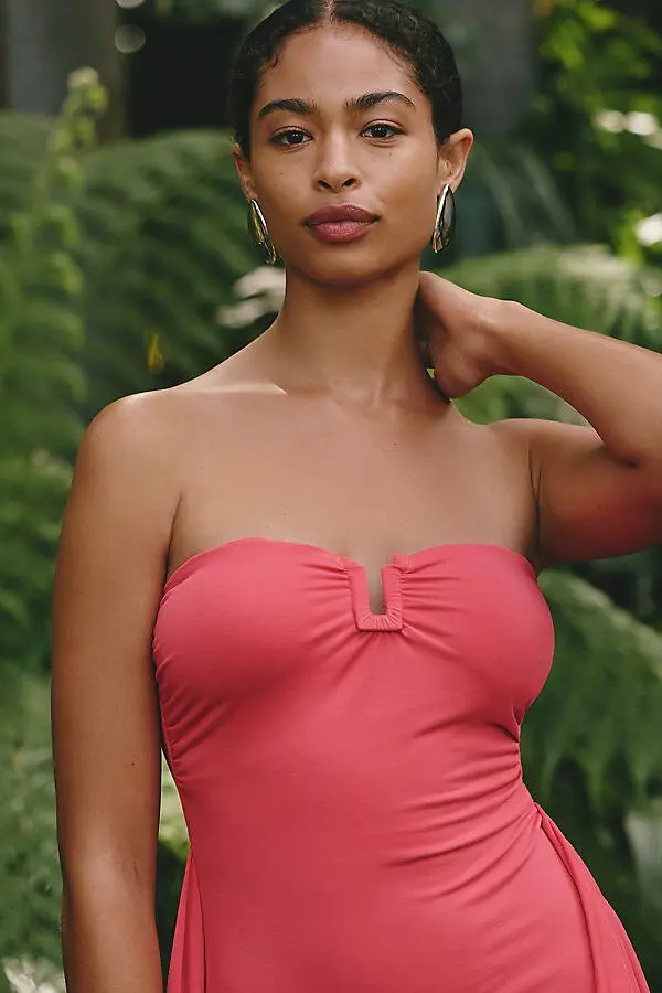 L*Space Noah Strapless Dress - Bright Red