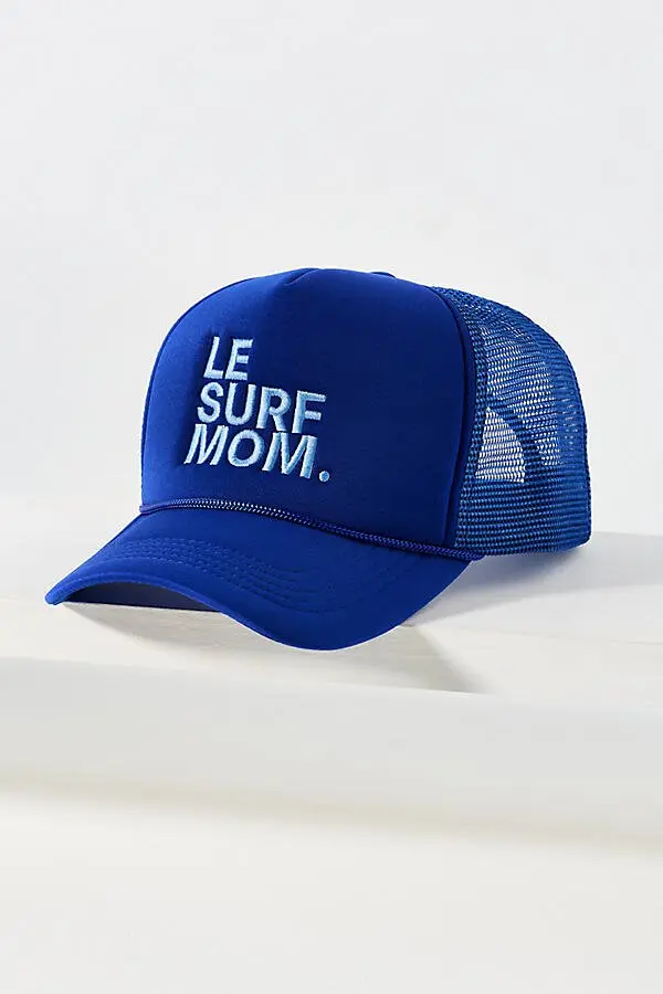 PING PONG SURF CLUB Le Surf Mom Trucker Hat - Royal