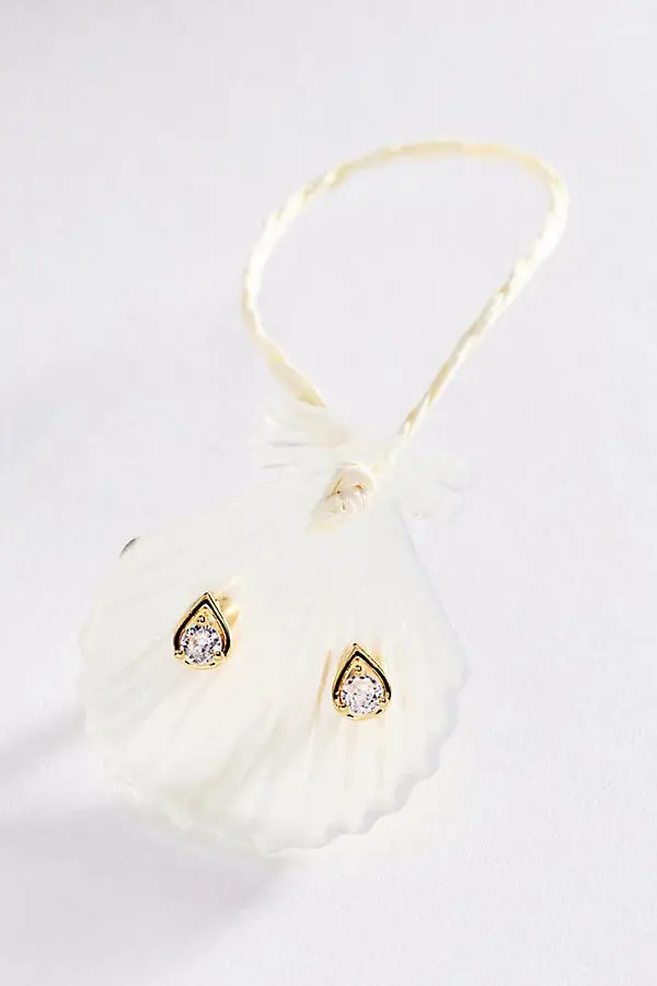 Anthropologie Summer Icon Post Earrings - Pear Post