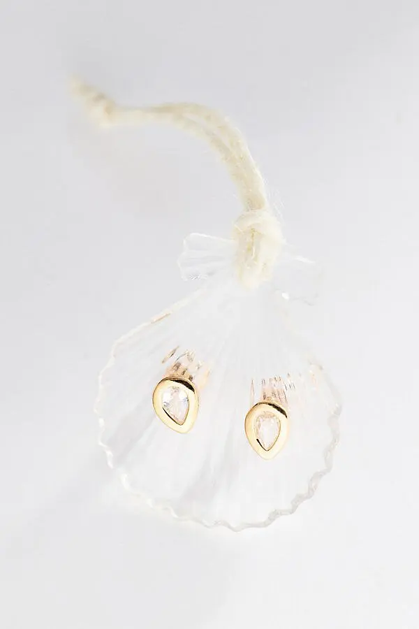 Anthropologie Summer Icon Post Earrings - Pear Post