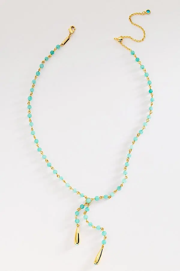 Loren Hope Sabine Y Necklace - Turquoise
