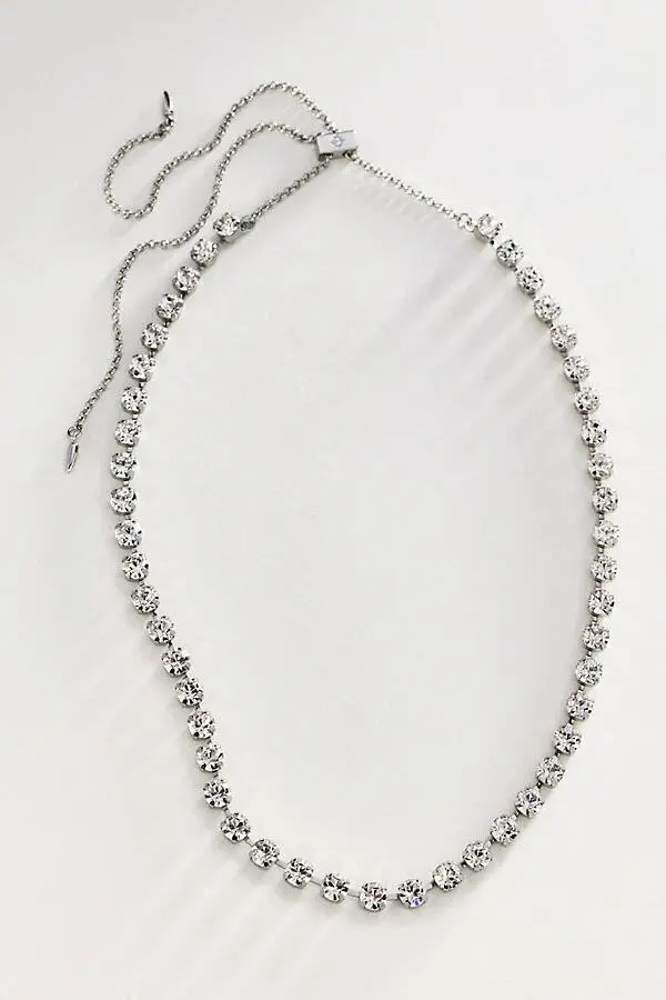 Loren Hope Milly Slider Necklace - Silver