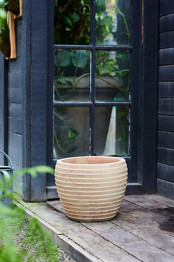 TERRAIN Antiqued Ceramic Jar Planter
