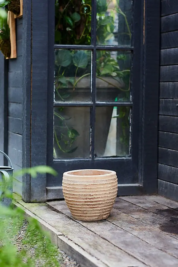 TERRAIN Antiqued Ceramic Jar Planter