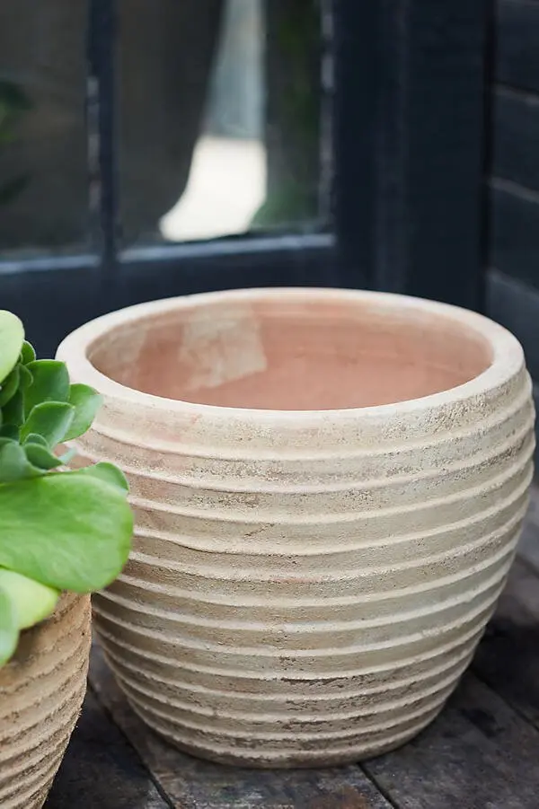 TERRAIN Antiqued Ceramic Jar Planter