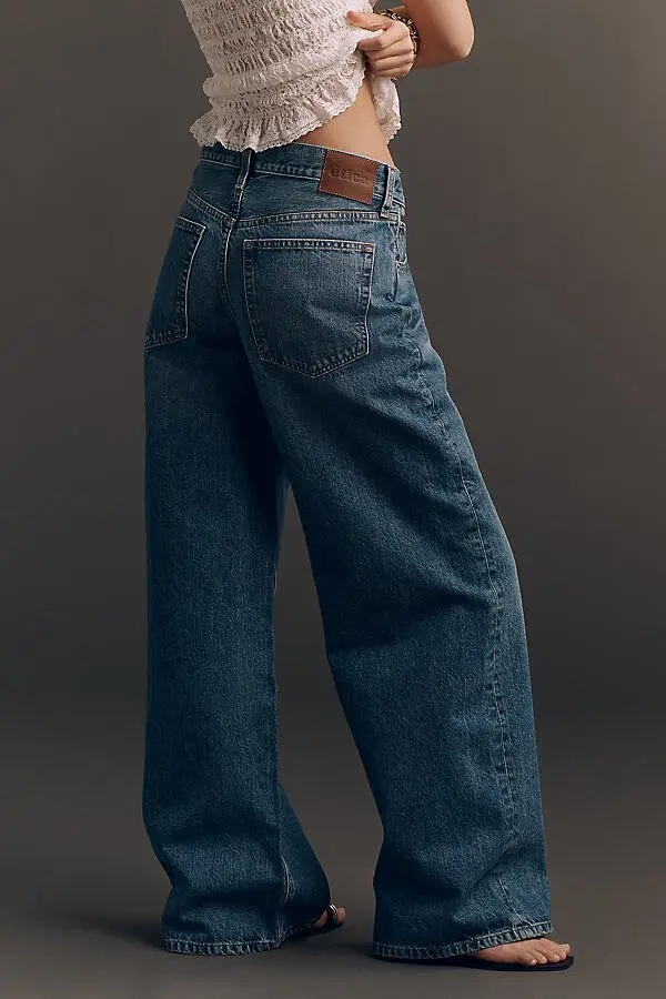 Etica Ella Low-rise Wide-leg Jeans