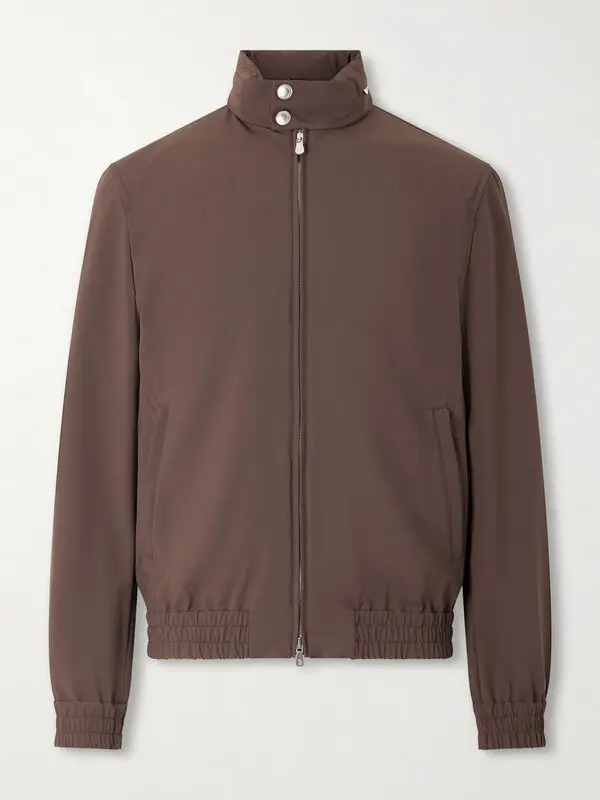 Brunello Cucinelli Shell Harrington Jacket - Brown