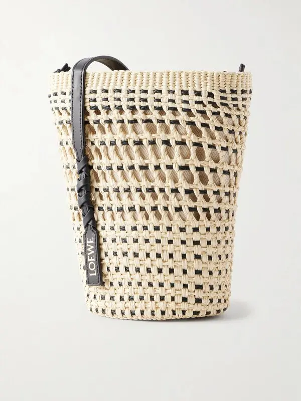 Loewe Raffia Bucket Bag