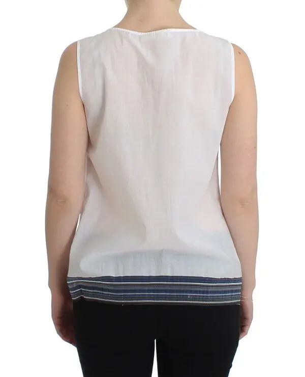 Ermanno Scervino Sleeveless Bow Detail Top