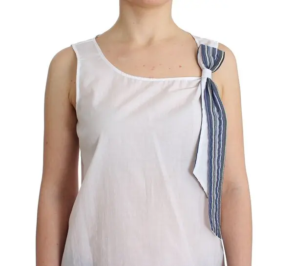 Ermanno Scervino Sleeveless Bow Detail Top