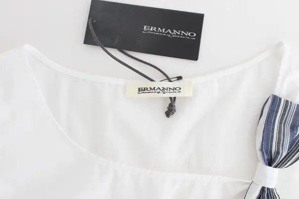 Ermanno Scervino Sleeveless Bow Detail Top