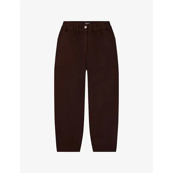 Whistles Barrel Leg Elasticated Waist Denim Jeans
