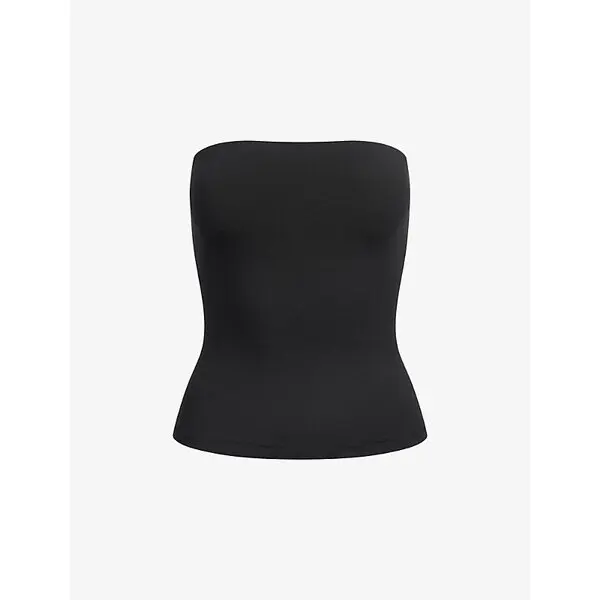 SKIMS Cotton-jersey Tube Top - Soot