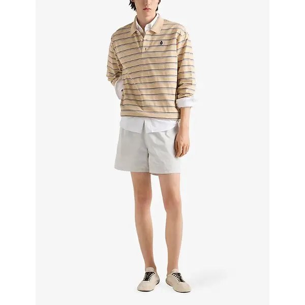 Prada Minimalist-logo Classic Cotton Shirt
